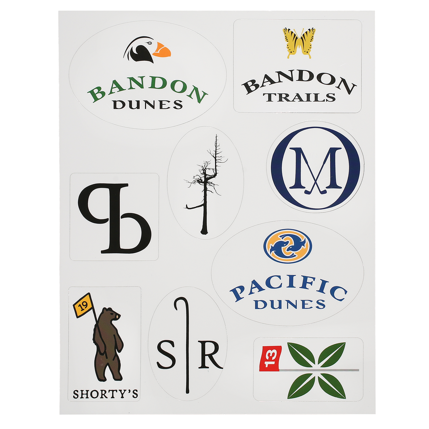 Stickers or Magnets - Multiple Courses – BandonDunesGolfShop.com