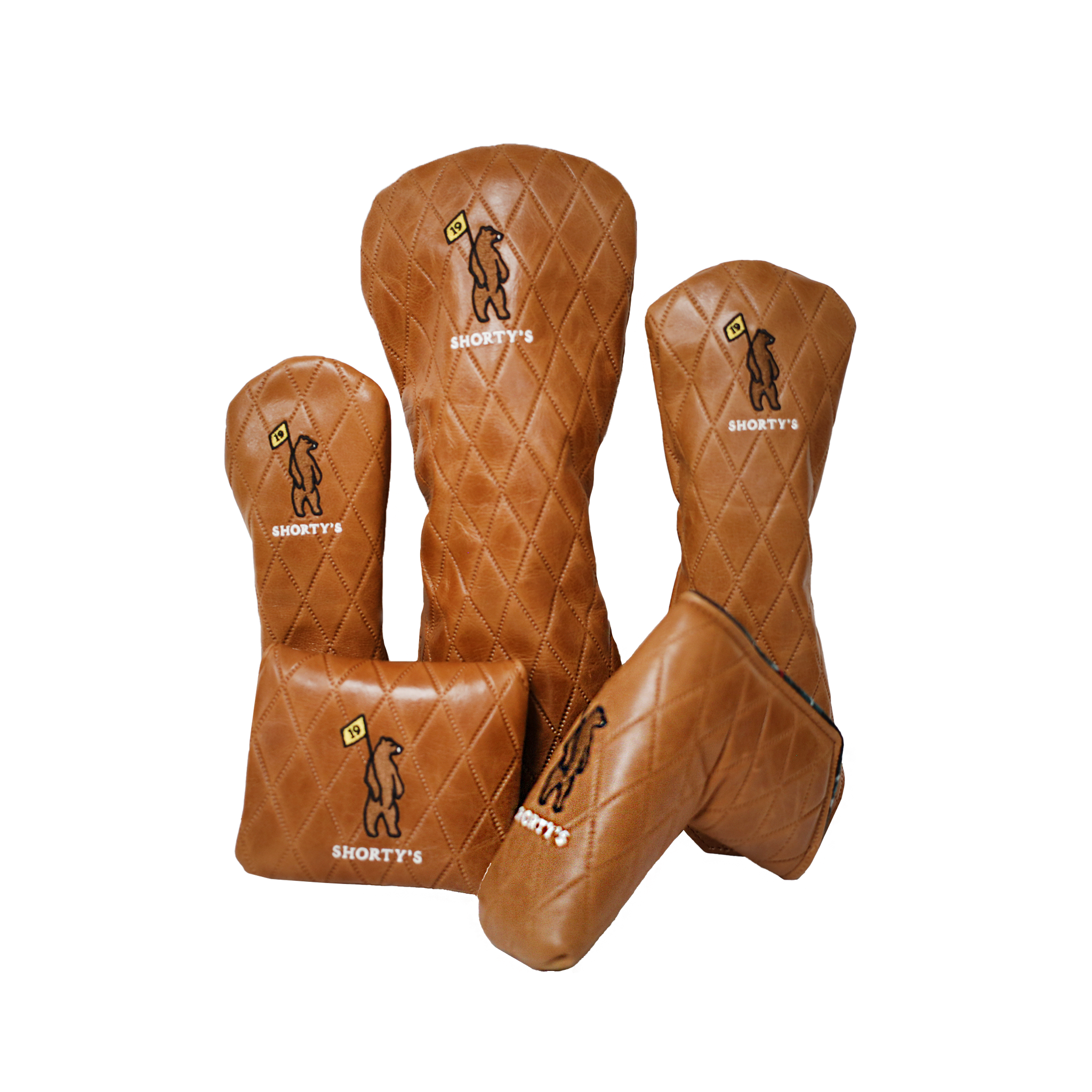 Aberdeen Diamond Leather Headcovers - Shorty's – BandonDunesGolfShop.com