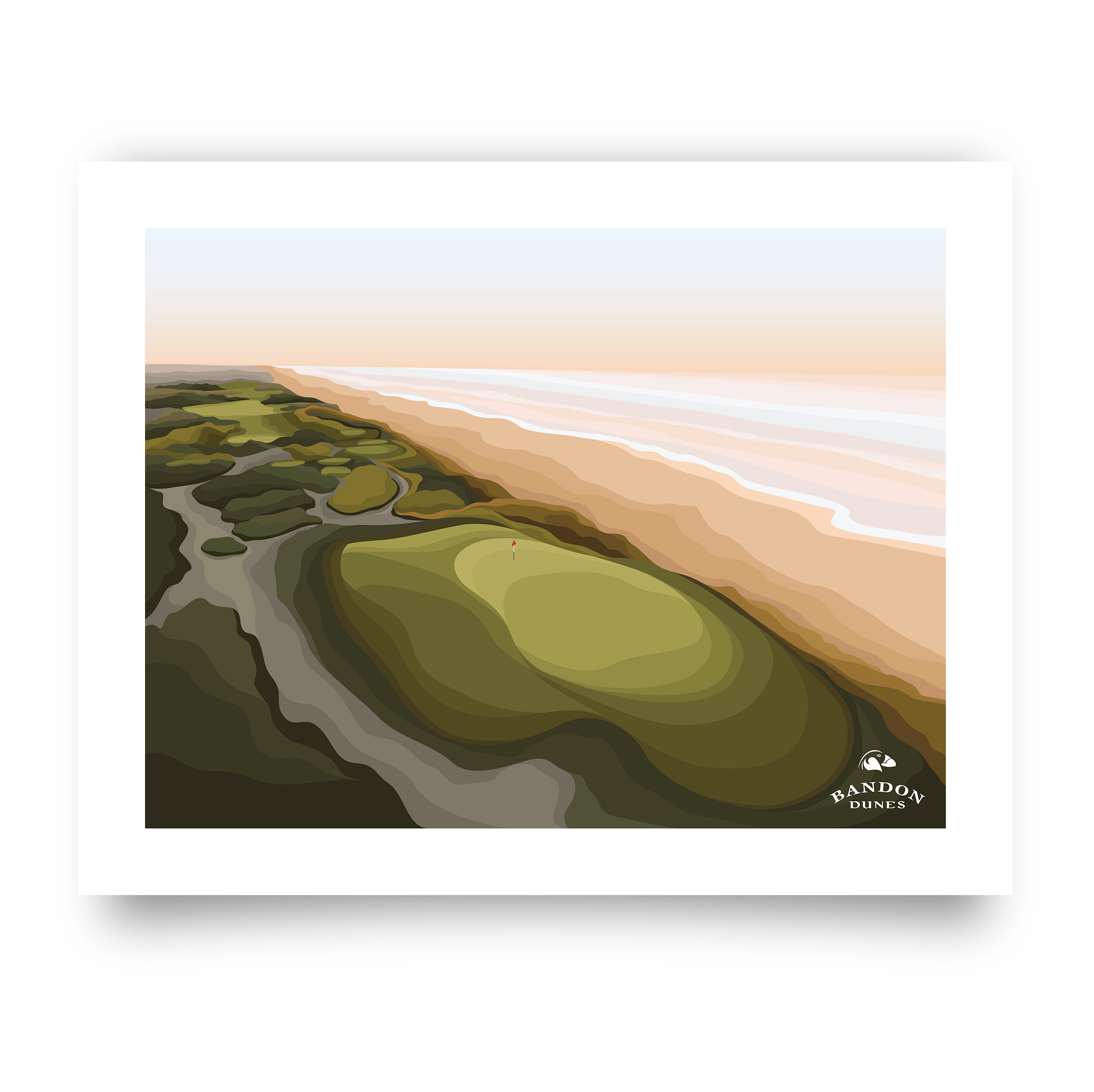 Print Bandon Dunes #6 – BandonDunesGolfShop.com